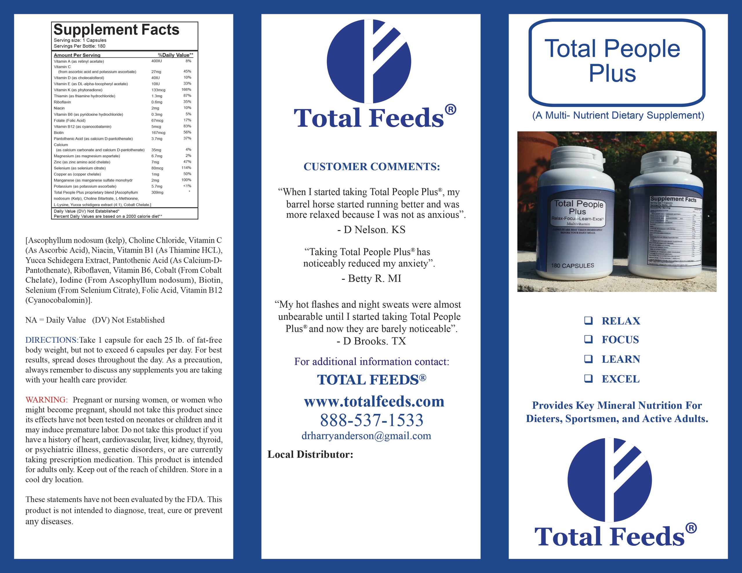 Total People Plus Vitamins | Better Equine®